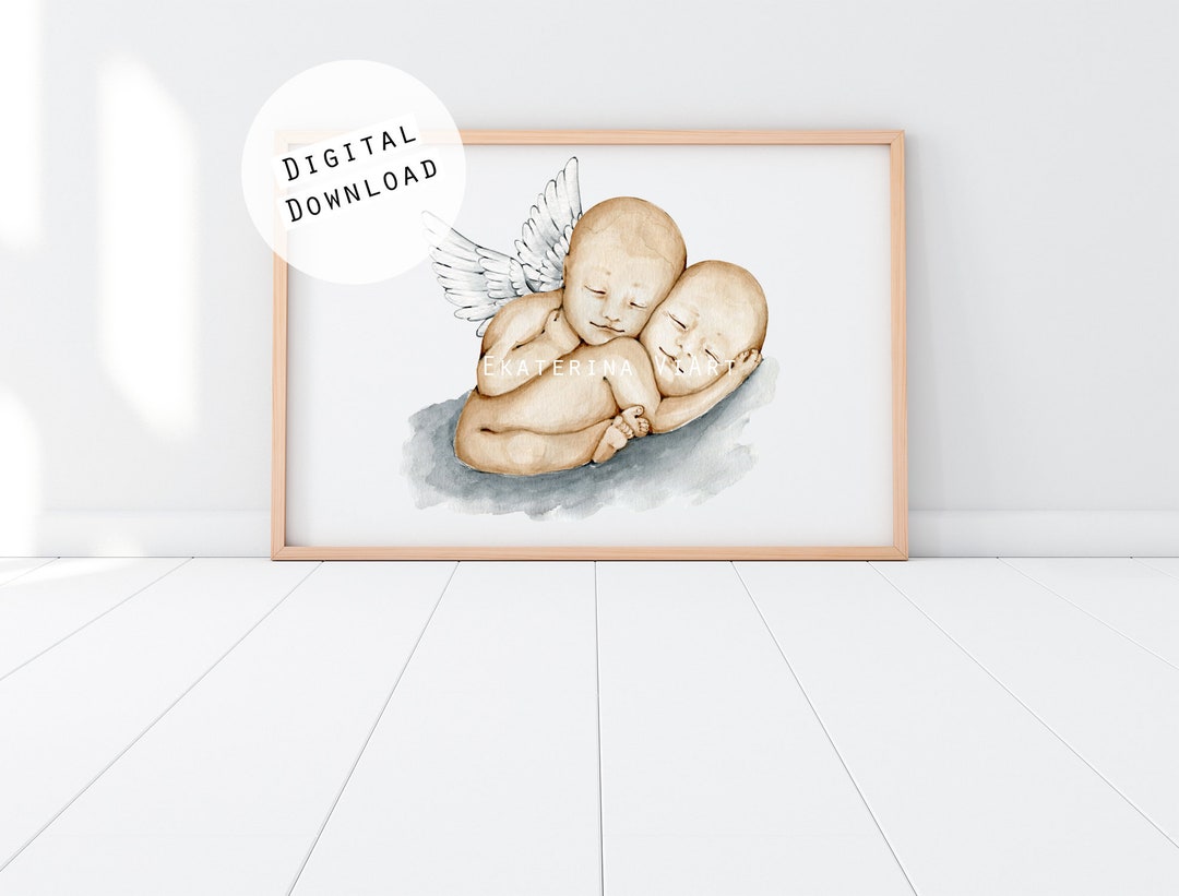 Angel Baby Loss Keepsake Gift for Mom Family Twins Newborn Stillbirth ...
