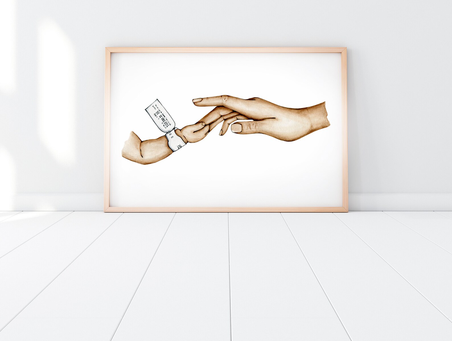 Digital Download Family Hands Watercolor Printable Mom Dad | Etsy