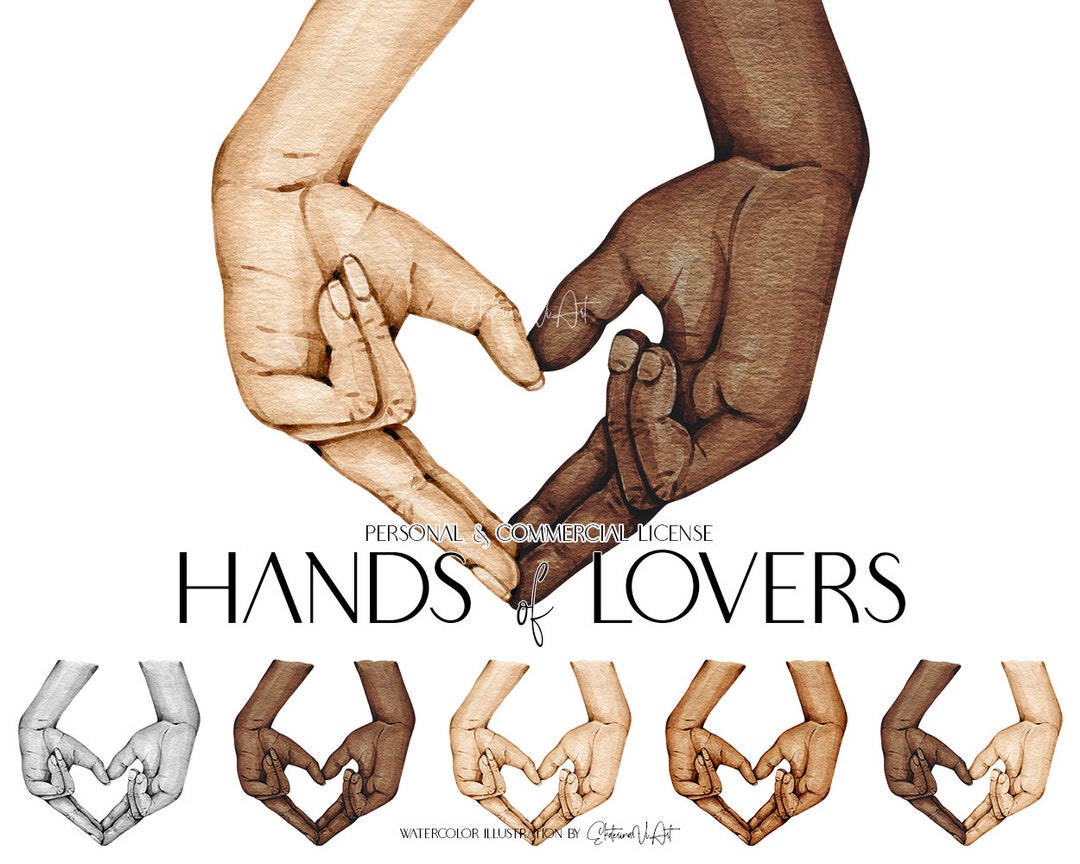 Commercial License Hands of Lovers PNG Couple in LOVE Wedding Holding ...