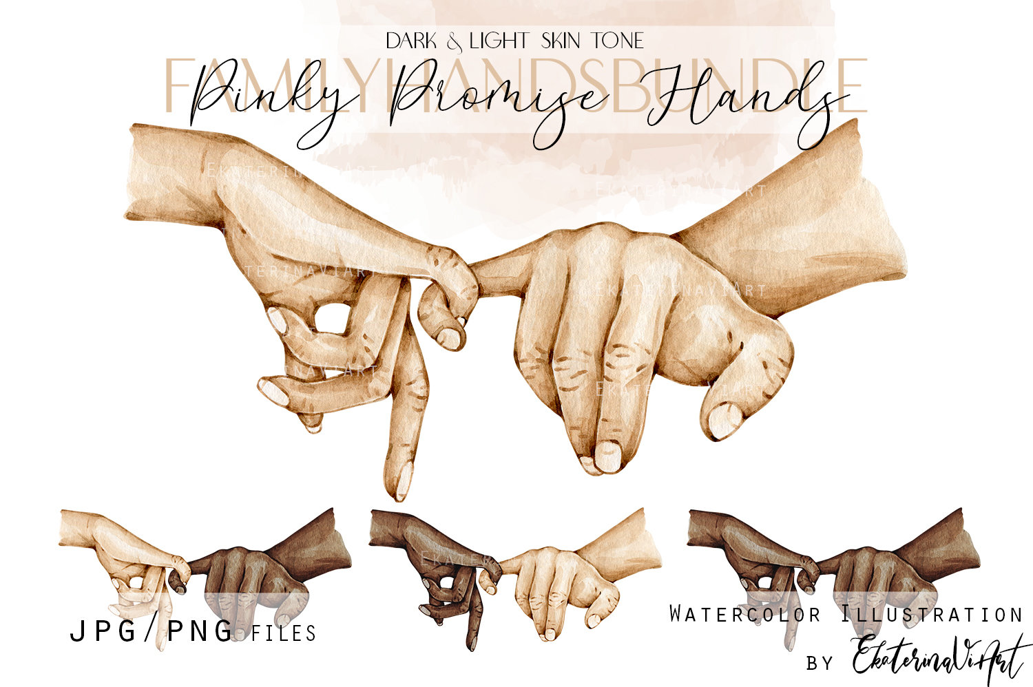 Pinky Promise Family Holding Hands Gift for Him Love Family - Etsy