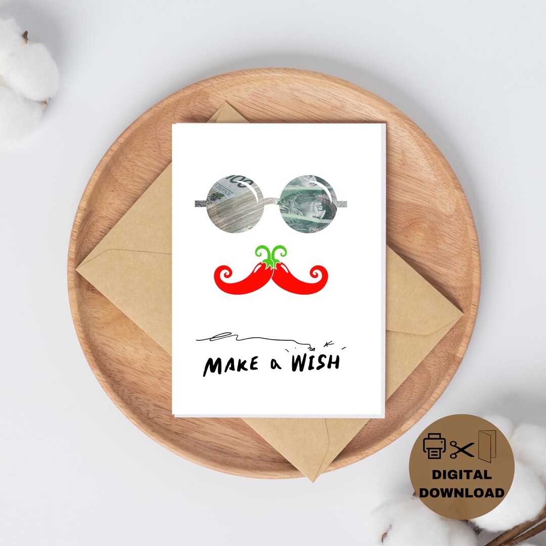 Funny Card for Men, Printable Card, Print at Home - Etsy