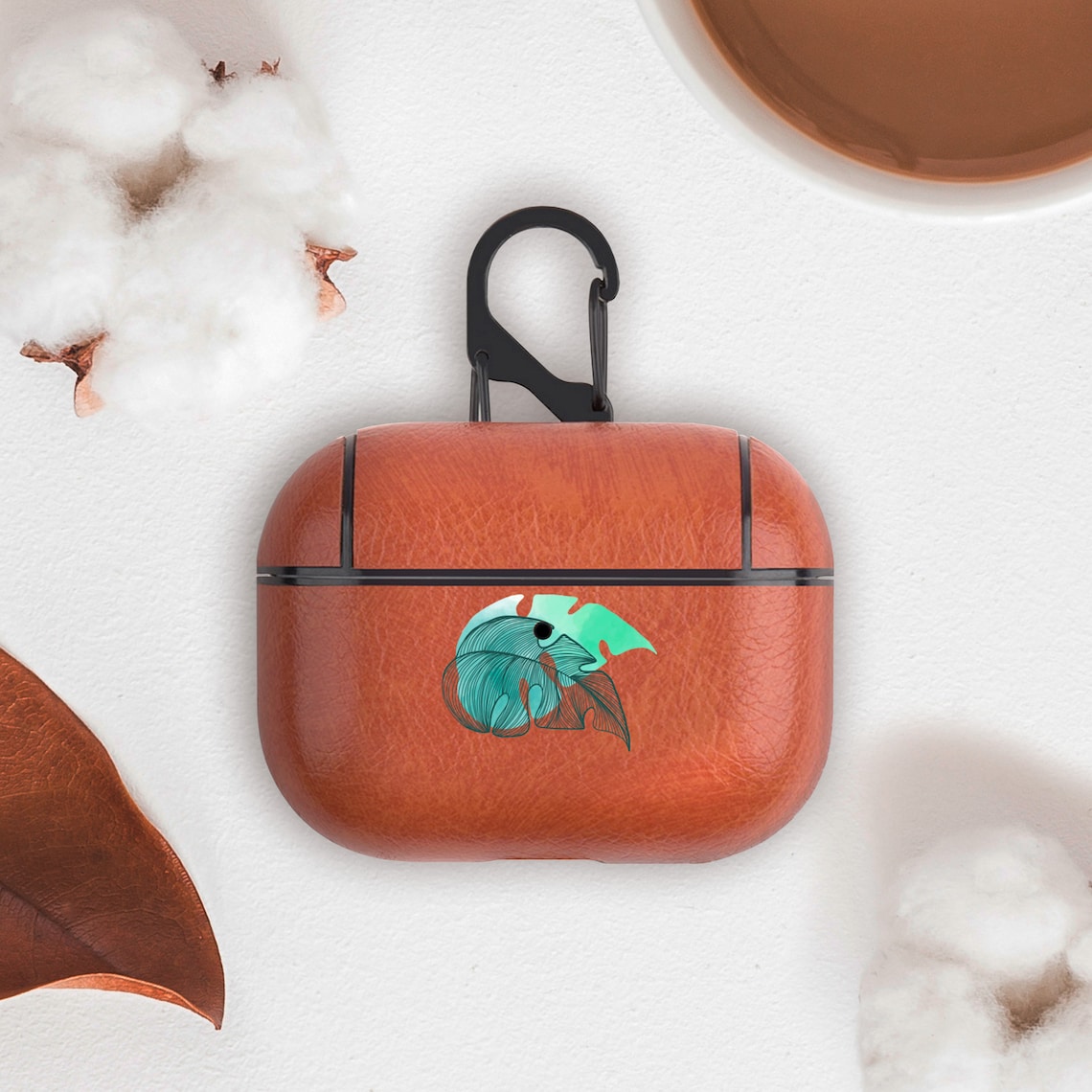 Green Leaf Design Airpod Cases Brown Cool Airpods Pro Case 2 - Etsy