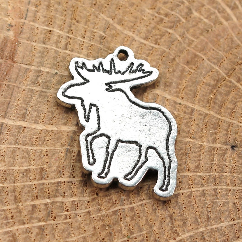 Moose Charm - Etsy