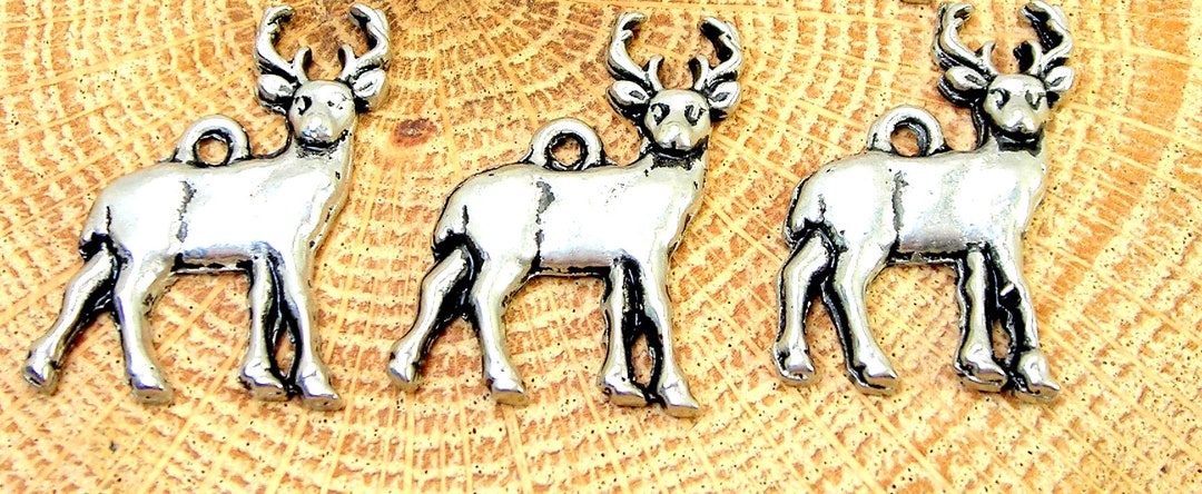 Deer Doe Hunting Charm 3 Pieces - Etsy