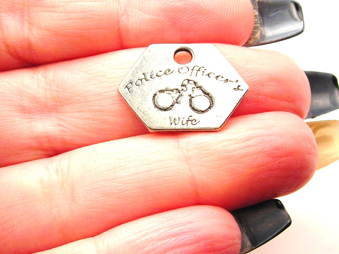 Police Officer's Wife Charm - Etsy