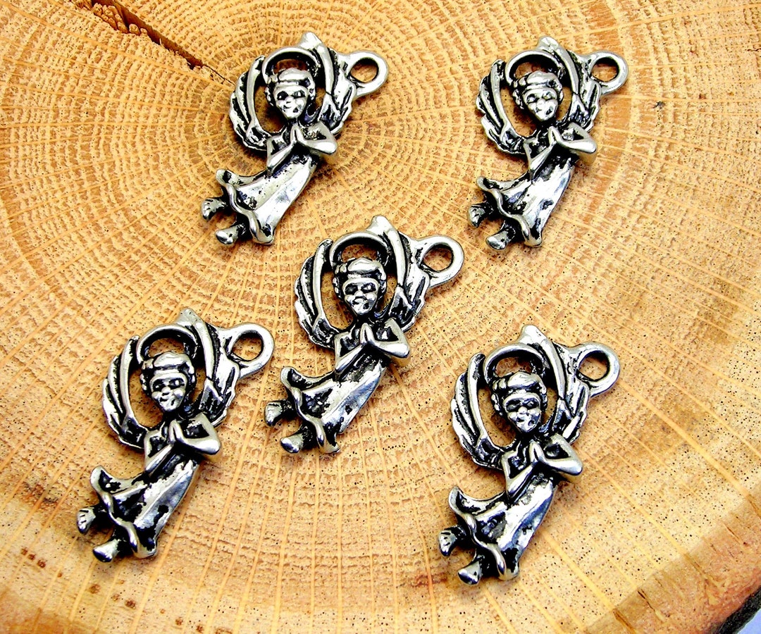 Happy Angels Charms 5 Pieces - Etsy