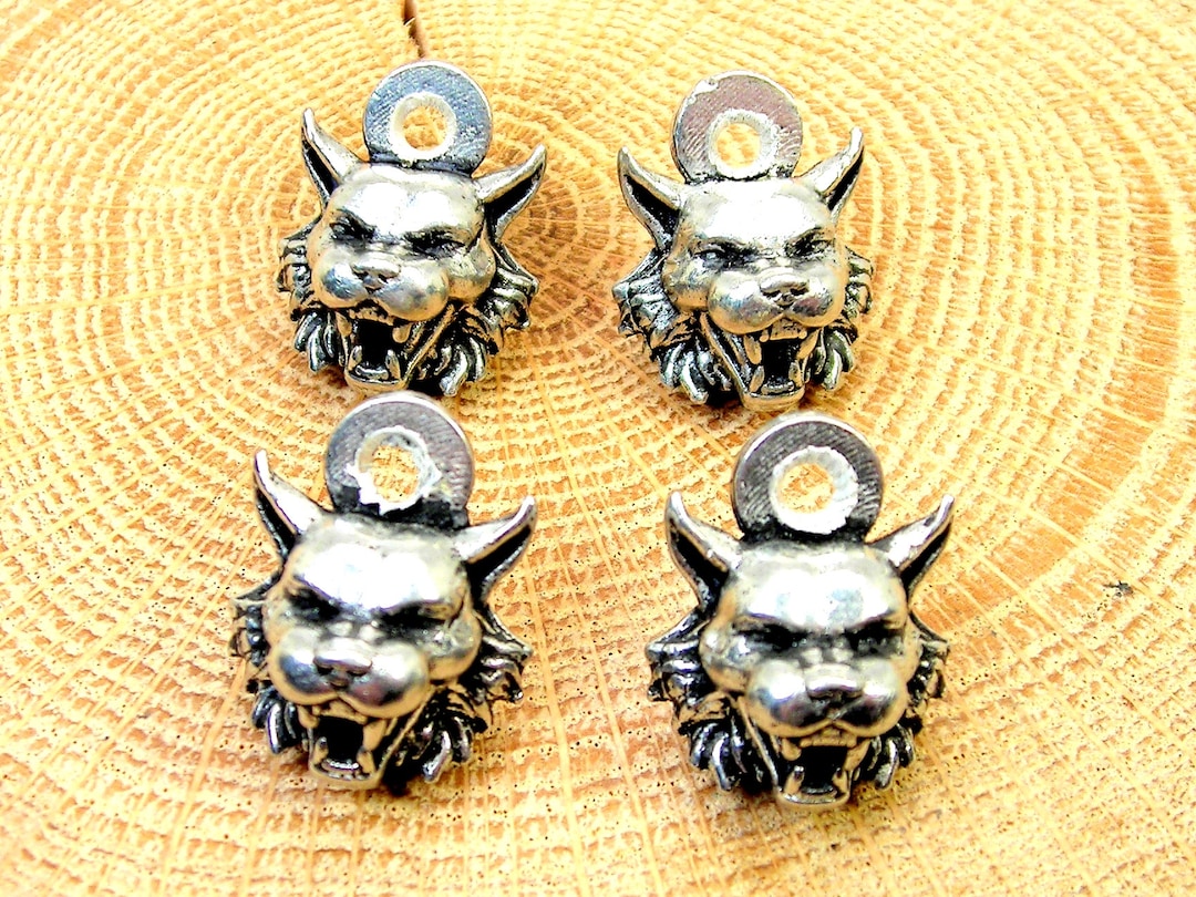 4 Bobcat Wildcat Face Mascot Team Charms Lot of Pieces 3D - Etsy