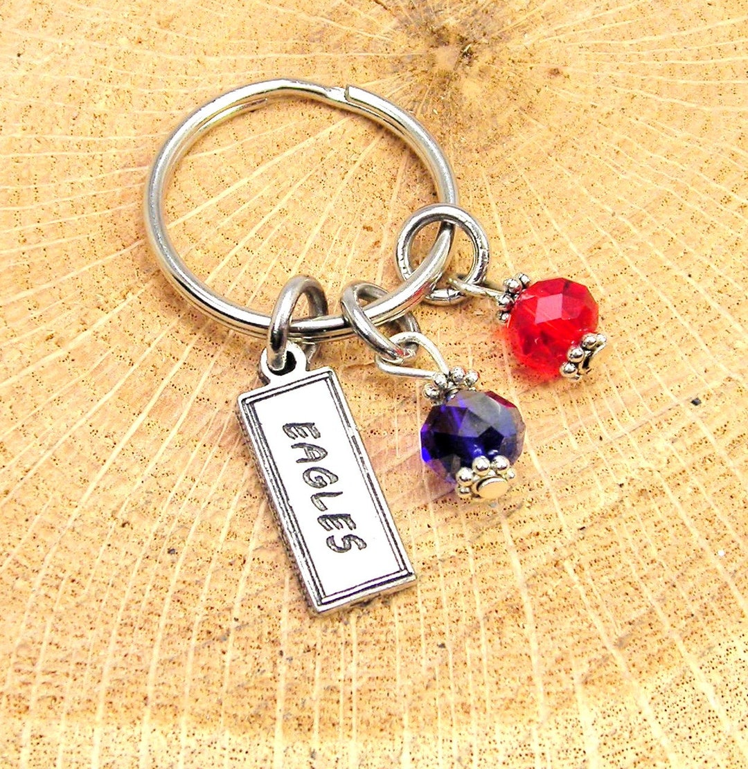 Eagles Keychains Choose Your Team Colors 1 DOZEN Pieces - Etsy