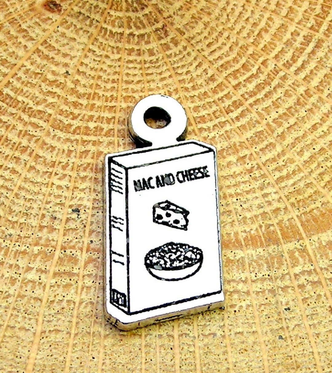 Macaroni and Cheese Charms 4 Pasta Charms Mac N Cheese Cheddar Cheese ...