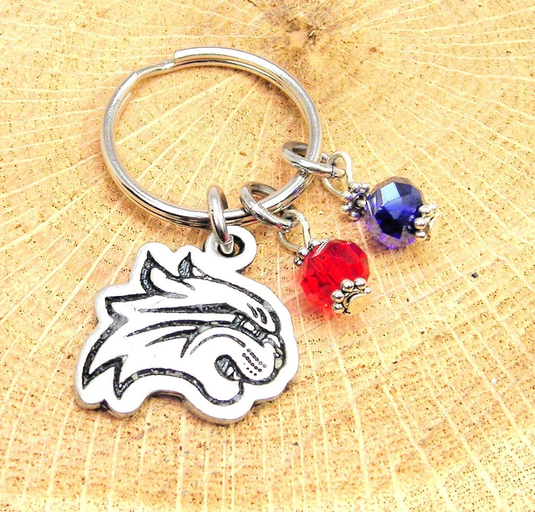 Bobcats Keychains Choose Your Team Colors 1 DOZEN Pieces - Etsy