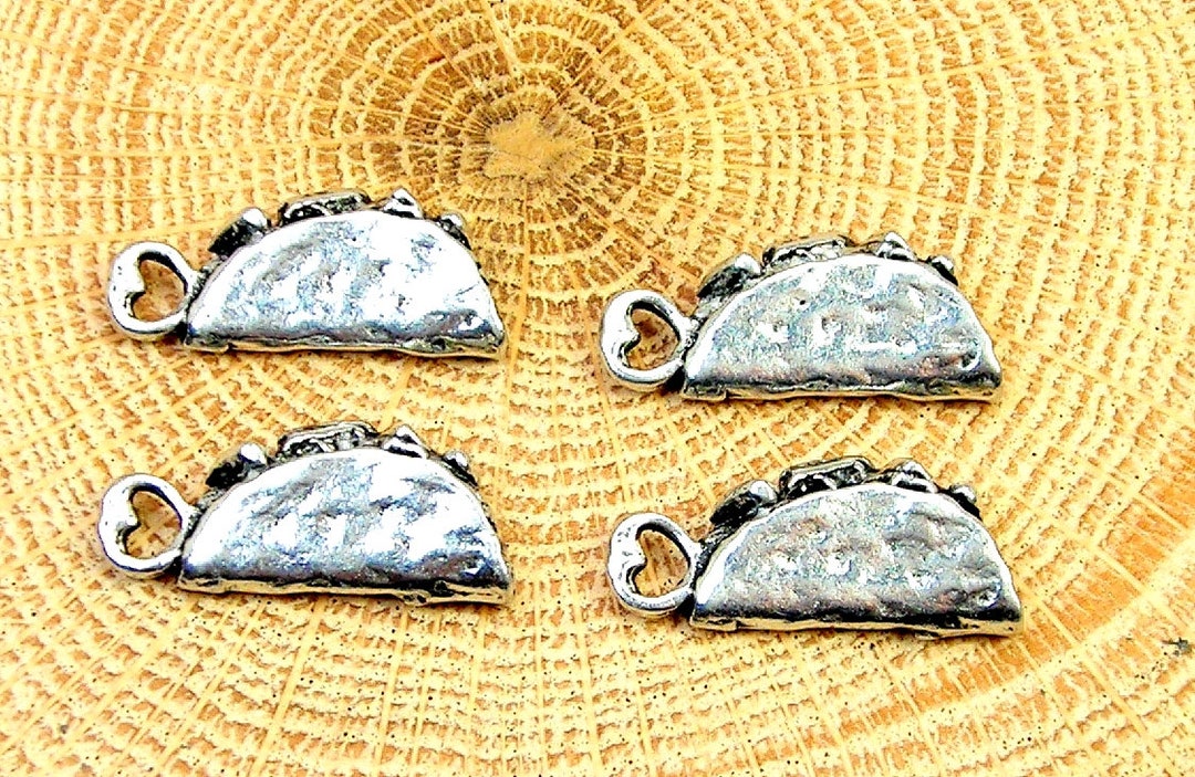 Tacos Charms 4 Piece Lot - Etsy