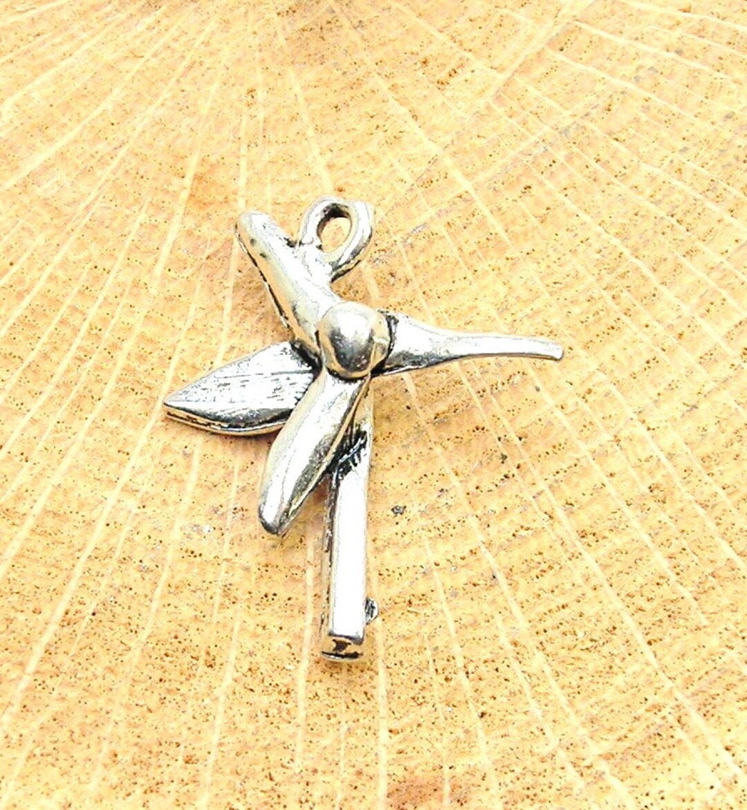 Wind Turbine Wind Power Charm - Etsy