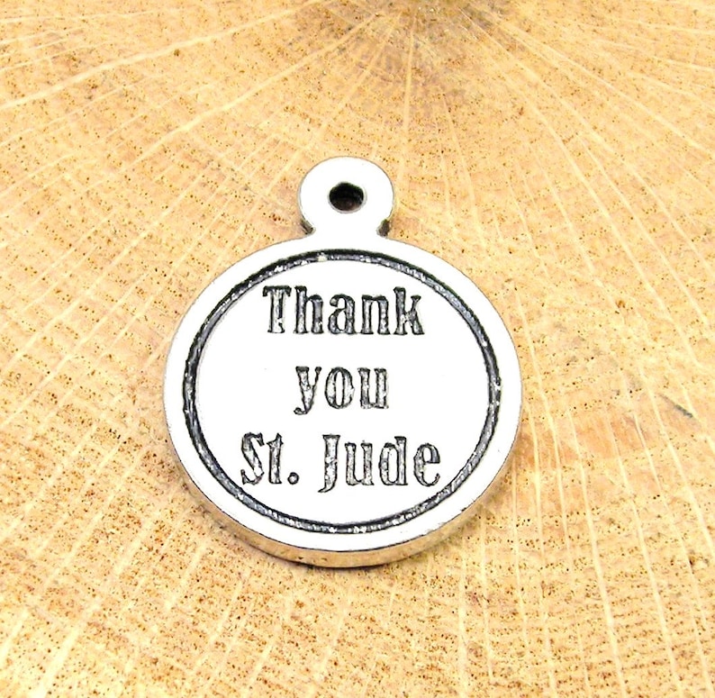 Thank You St. Jude Religious Bible Charm - Etsy