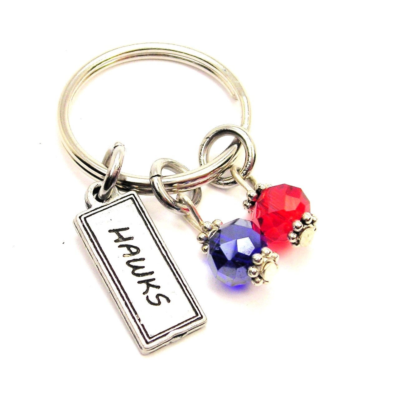 Hawks keychains choose your team colors 1 DOZEN pieces | Etsy