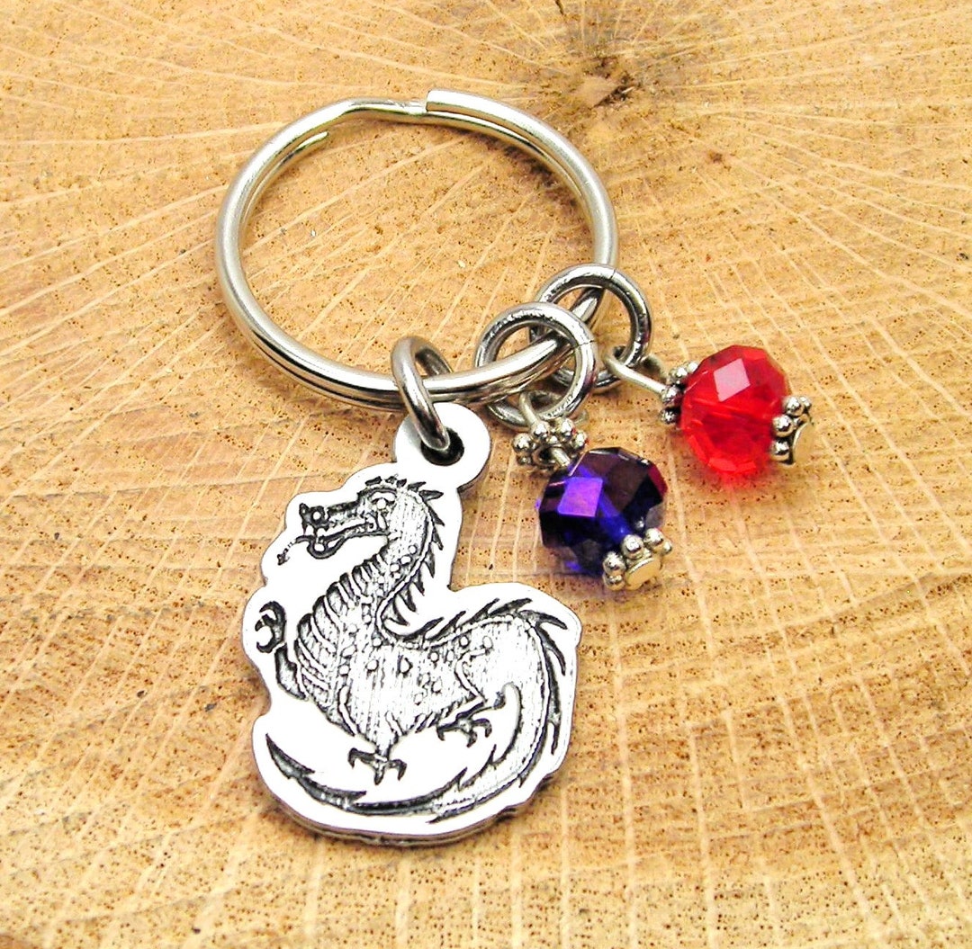 Dragon Keychains Choose Your School or Team Colors 1 DOZEN Pieces - Etsy