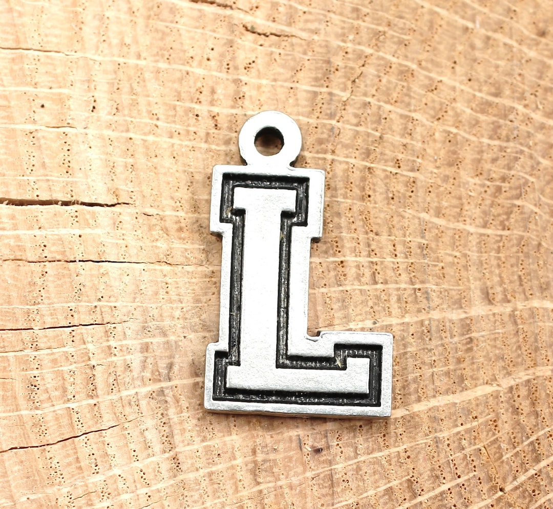 Collegiate Letter L Charm - Etsy