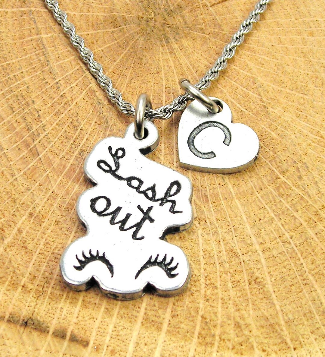 Lash Out Eyelashes Stainless Steel Rope Necklace Eyelash Extensions - Etsy