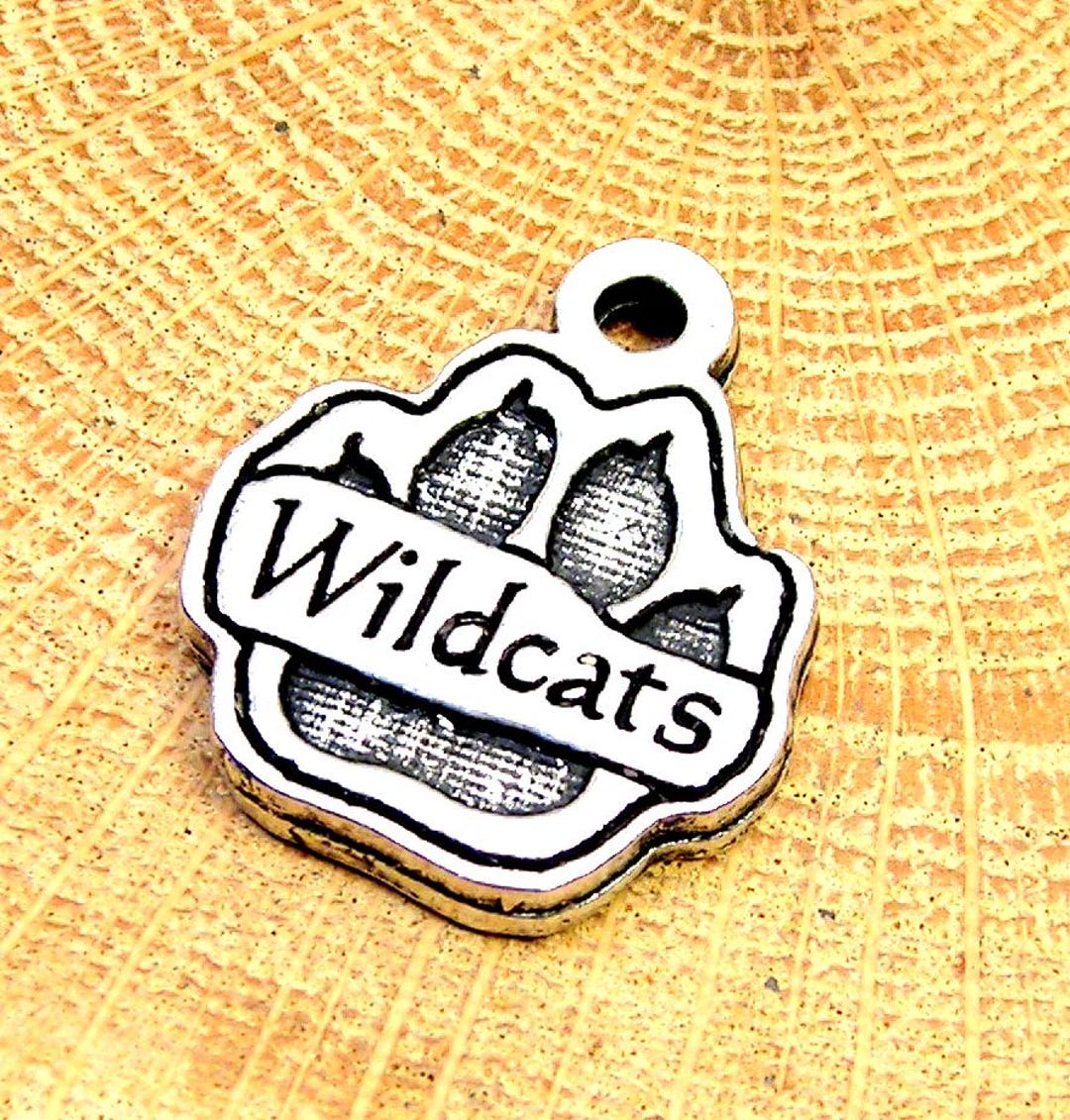 Wildcats Paw Print Mascot Team Charm Claws Lot of 4 Pieces - Etsy