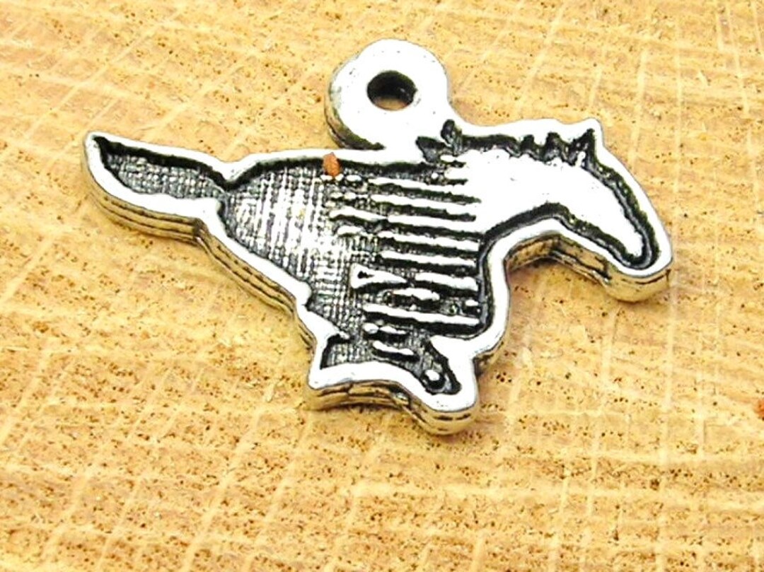 Mustang Stallion Mascot Charm - Etsy