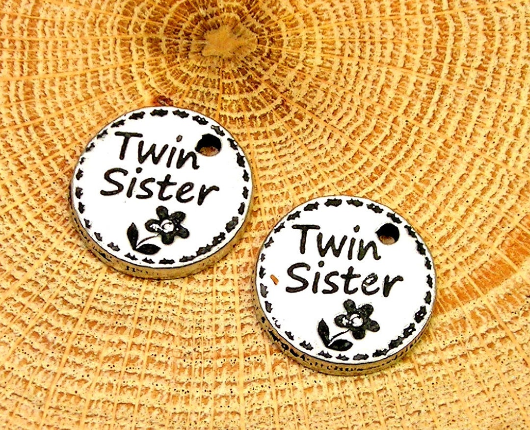 Twin Sisters Charms Set of 2 - Etsy