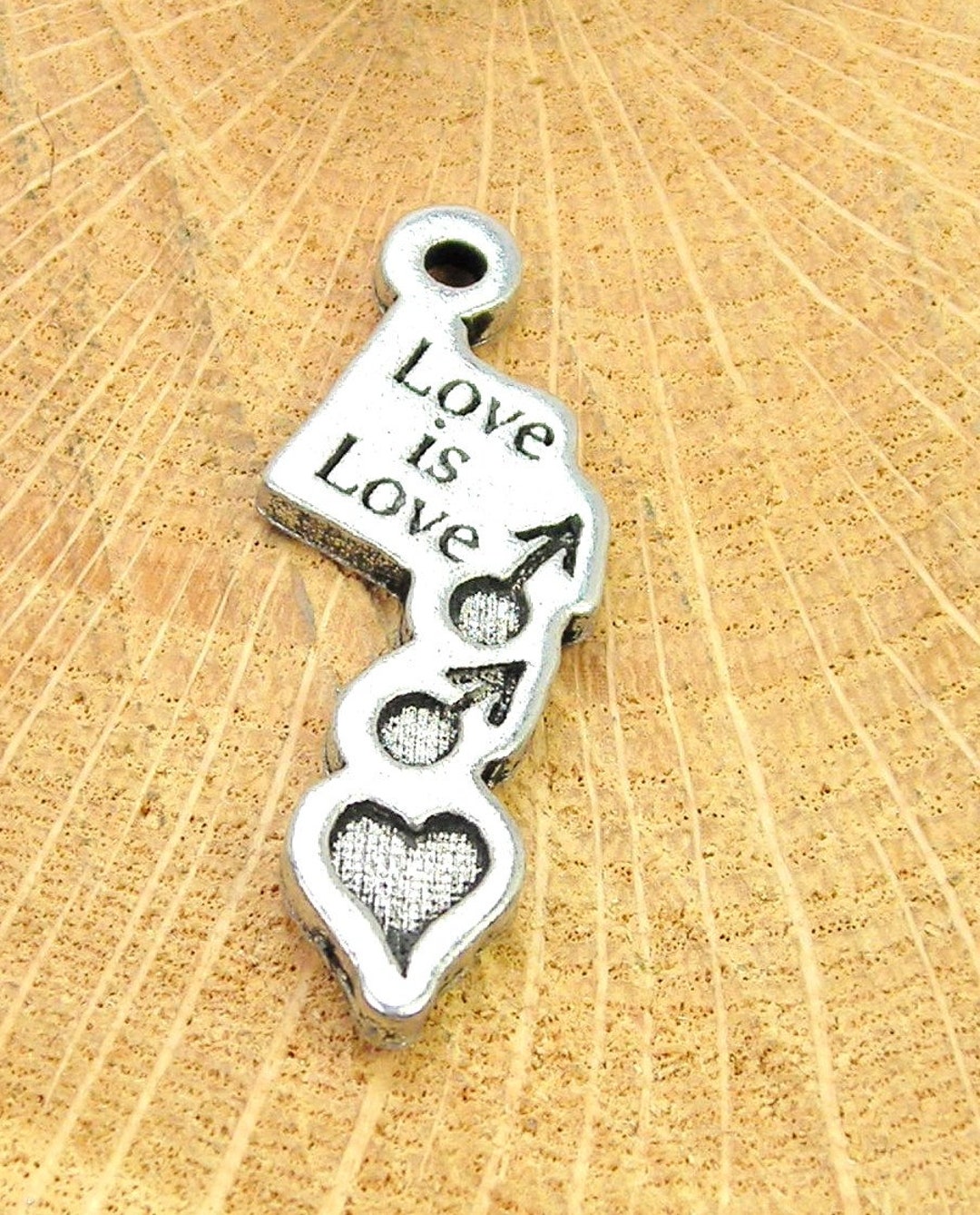 Love is Love Male Symbols LGBT Charm - Etsy