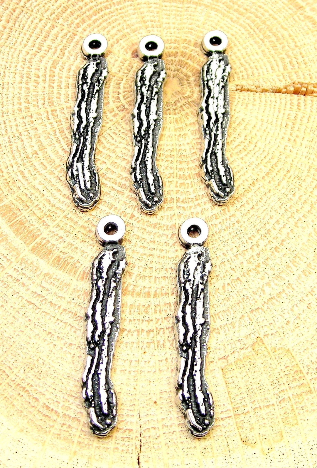 Bacon Strips Charms Lot of 5 Pieces - Etsy