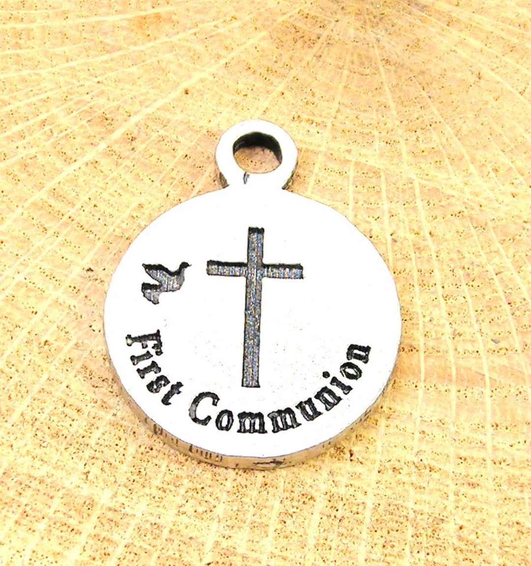 First Communion Charm - Etsy