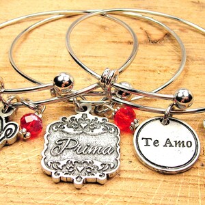 Prima Cousin in Spanish Set of 3 Bangle Bracelets - Etsy