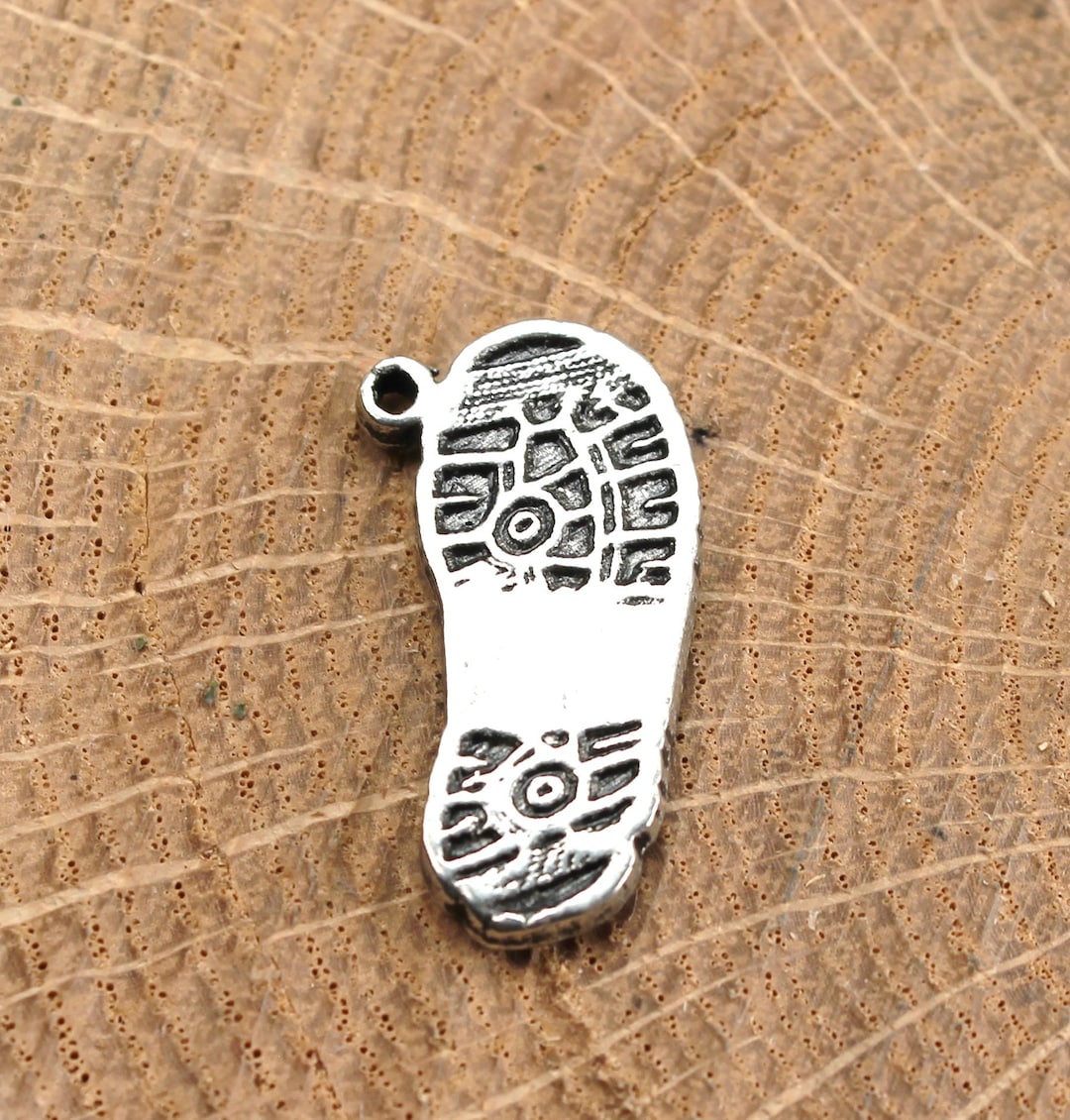Combat Boot Print Charm - Etsy