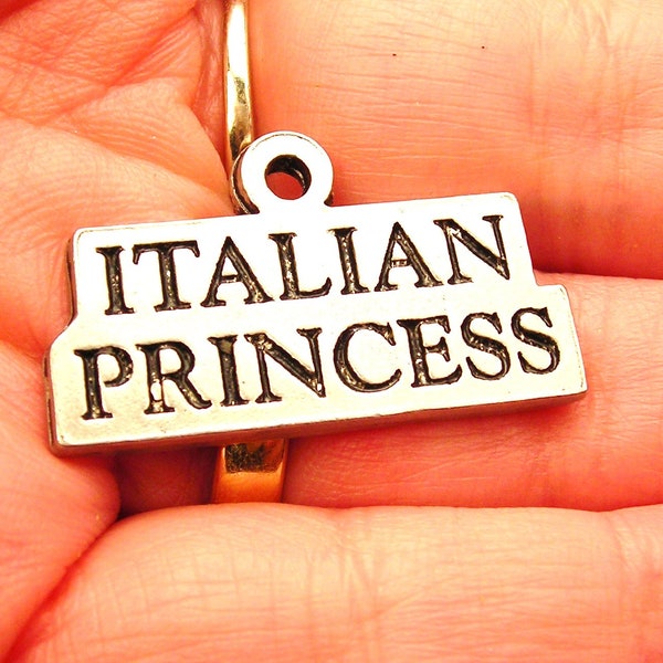 Italian Princess Charm - Etsy