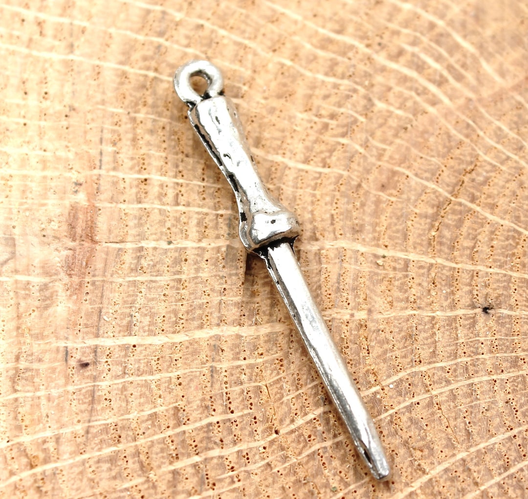 Wizard Wand Charm - Etsy