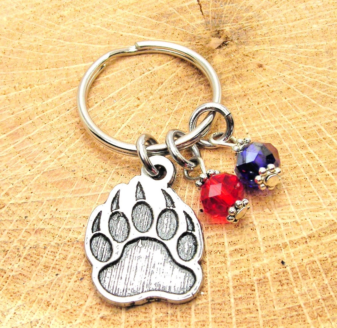 Bears Claw Keychains Choose Your Team Colors 1 DOZEN Pieces Bobcats - Etsy