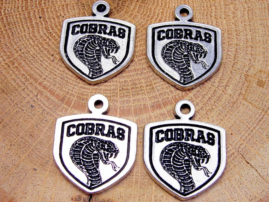 Cobras Crest Snakes Charms 4 Piece Lot - Etsy