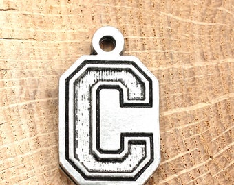 Collegiate Letter L charm | Etsy