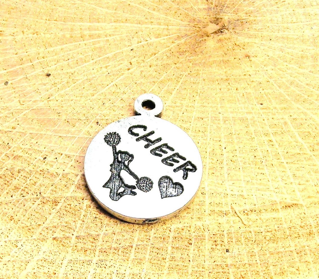 Cheerleader Jumping Charm - Etsy