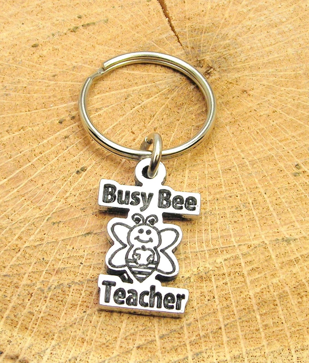 Busy Bee Teacher Charm - Etsy