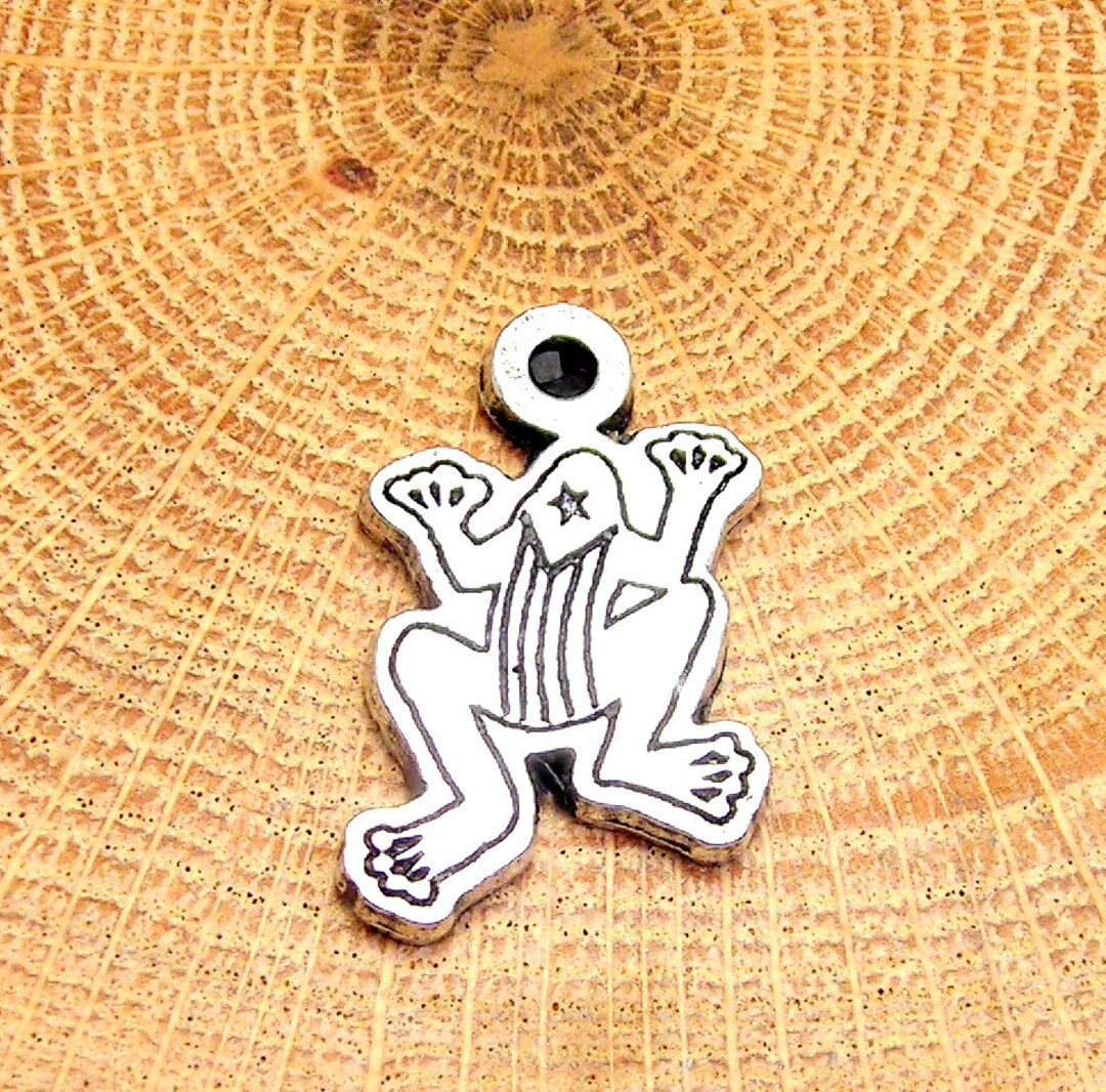 Coqui Frog Puerto Rico Flag Charms With Heart - Etsy