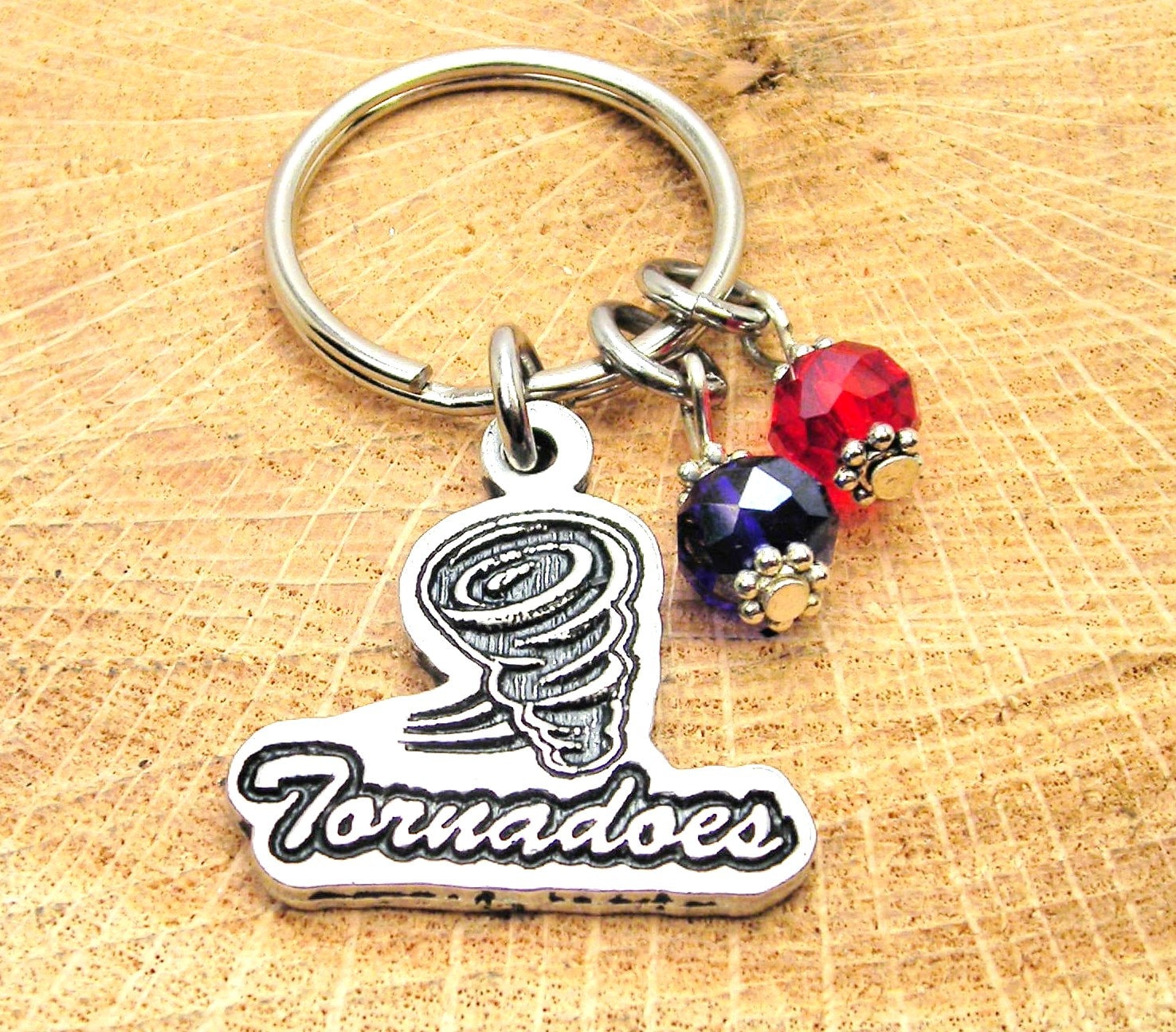 Tornadoes Keychains Choose Your School or Team Colors 1 DOZEN Pieces - Etsy