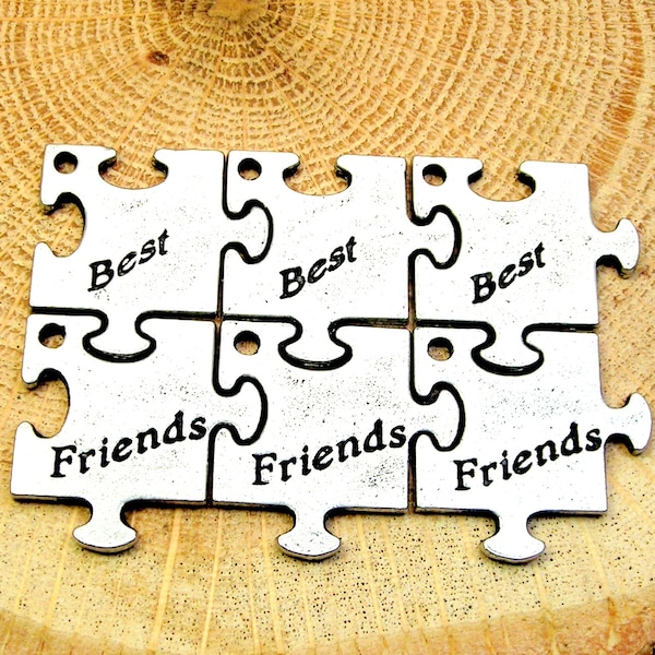 3 Piece Best Friend Bracelet - Etsy