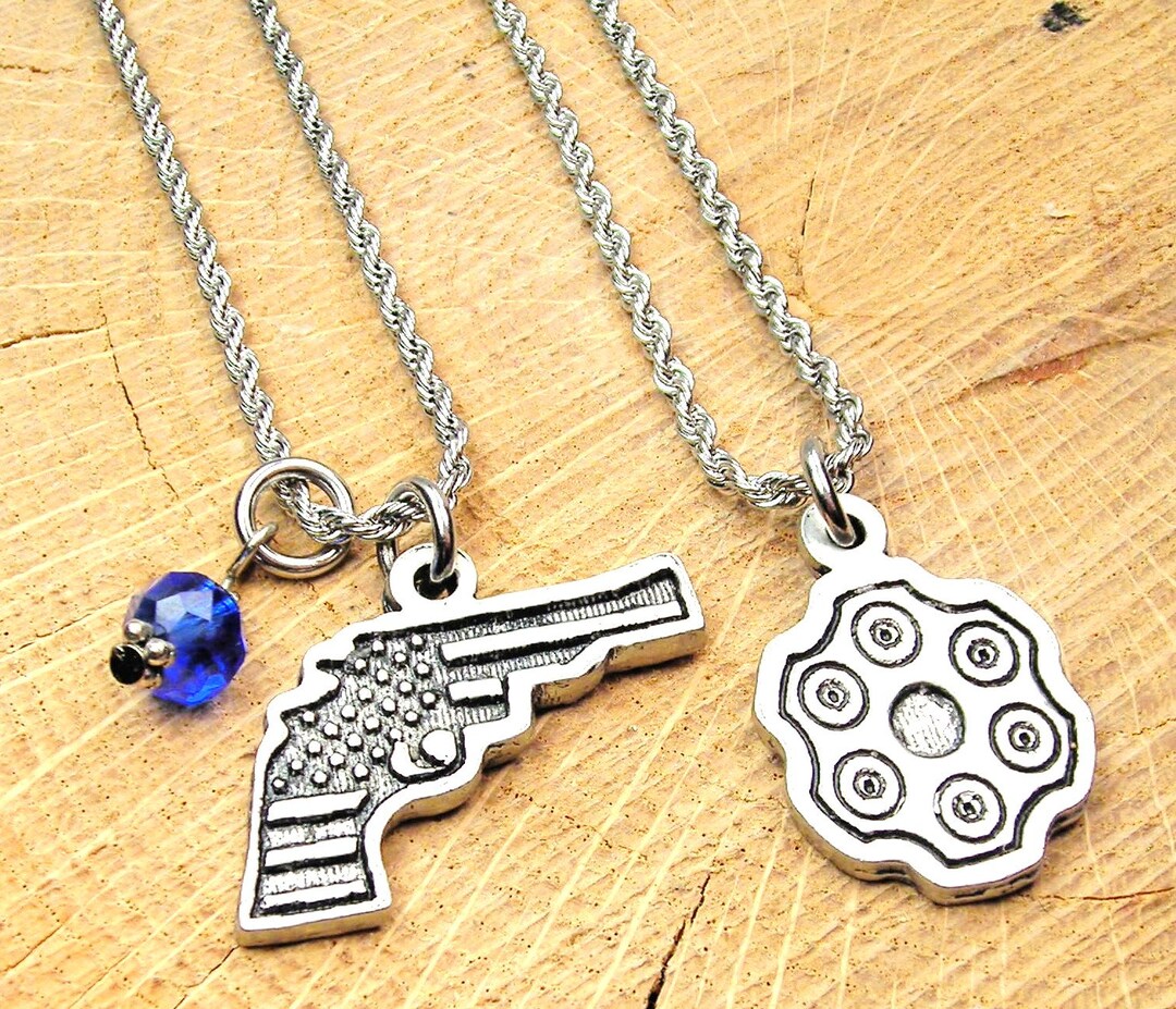 American Revolver 2nd Amendment Gift Set of 2 Necklaces - Etsy