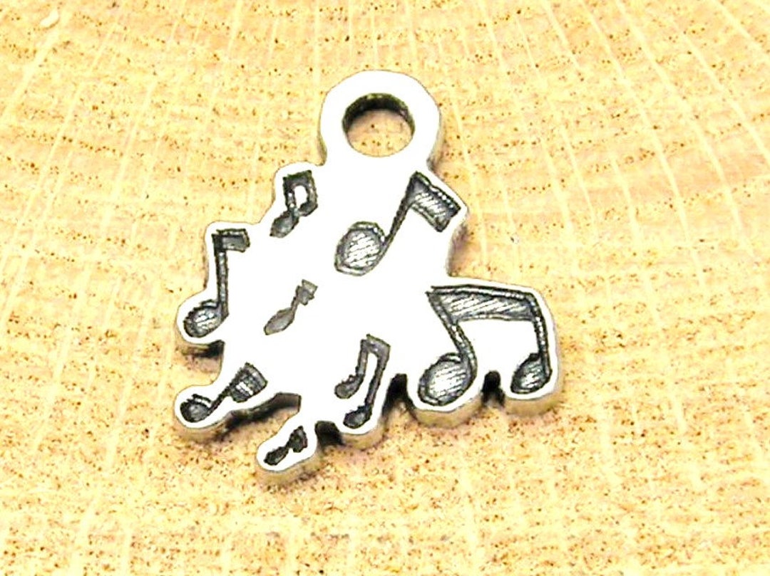 Music Notes Charm - Etsy