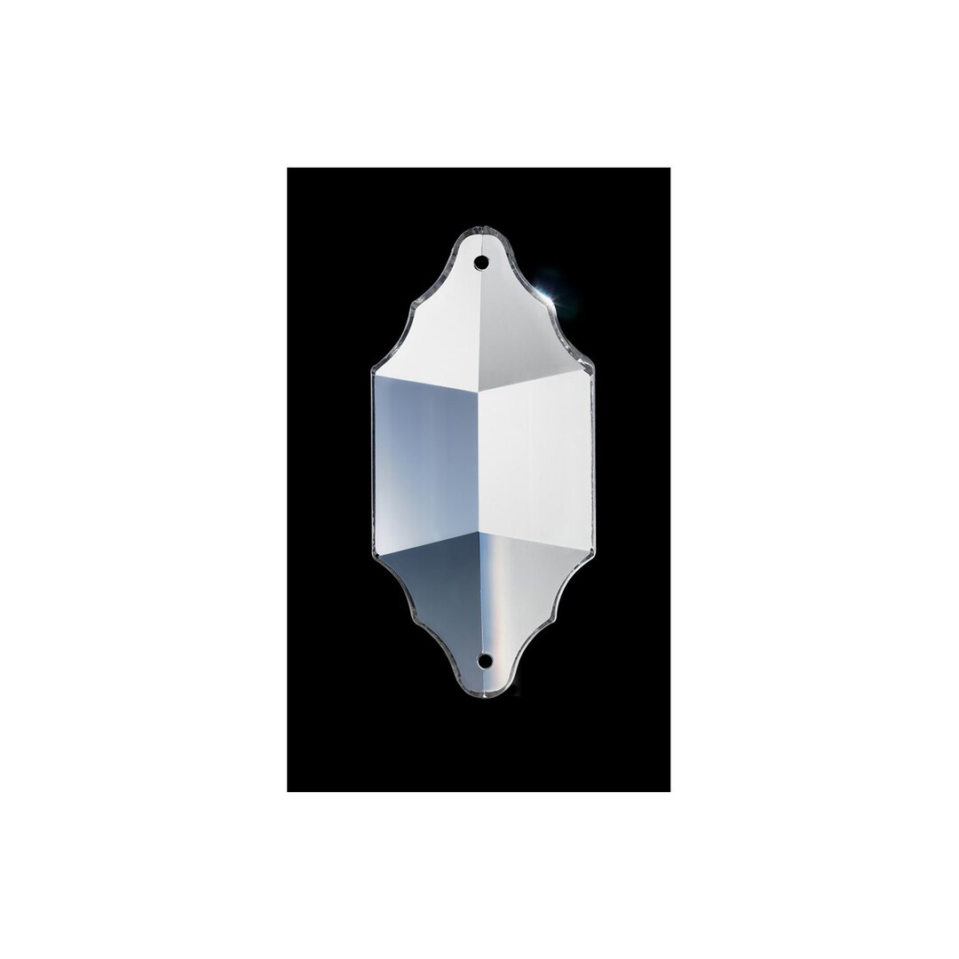 63mm Clear Pendaloque Prisms Crystal, 914, Lead Crystal Prisms, Asfour ...