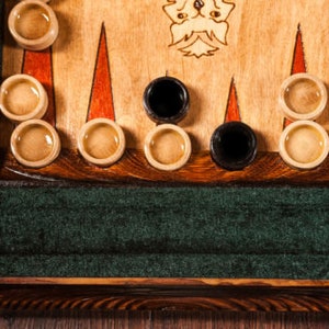 Wooden backgammon set handmade backgammon board backgammon | Etsy