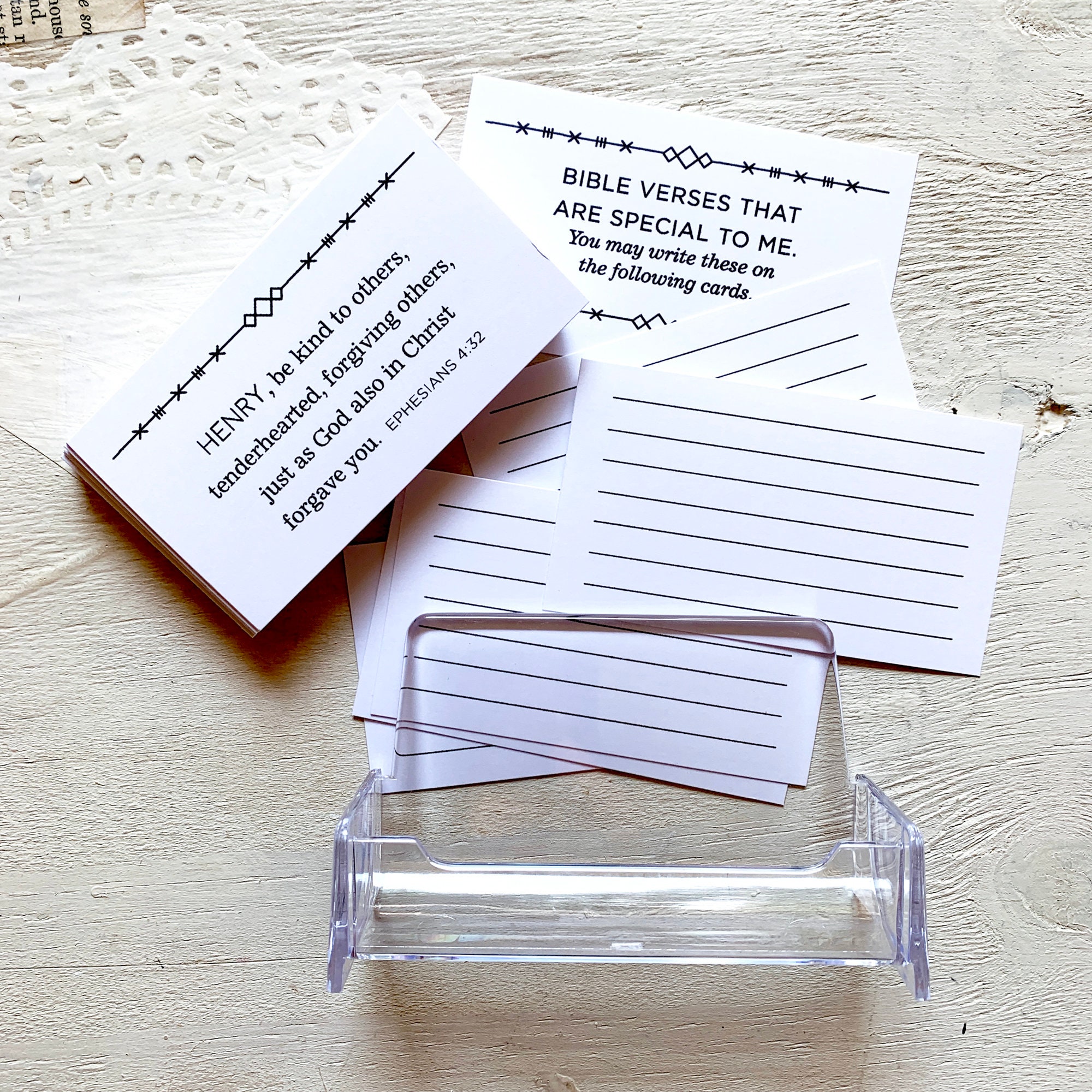 Personalized Scripture Cards: Encouragement, Grad Gift, Teacher Gift ...