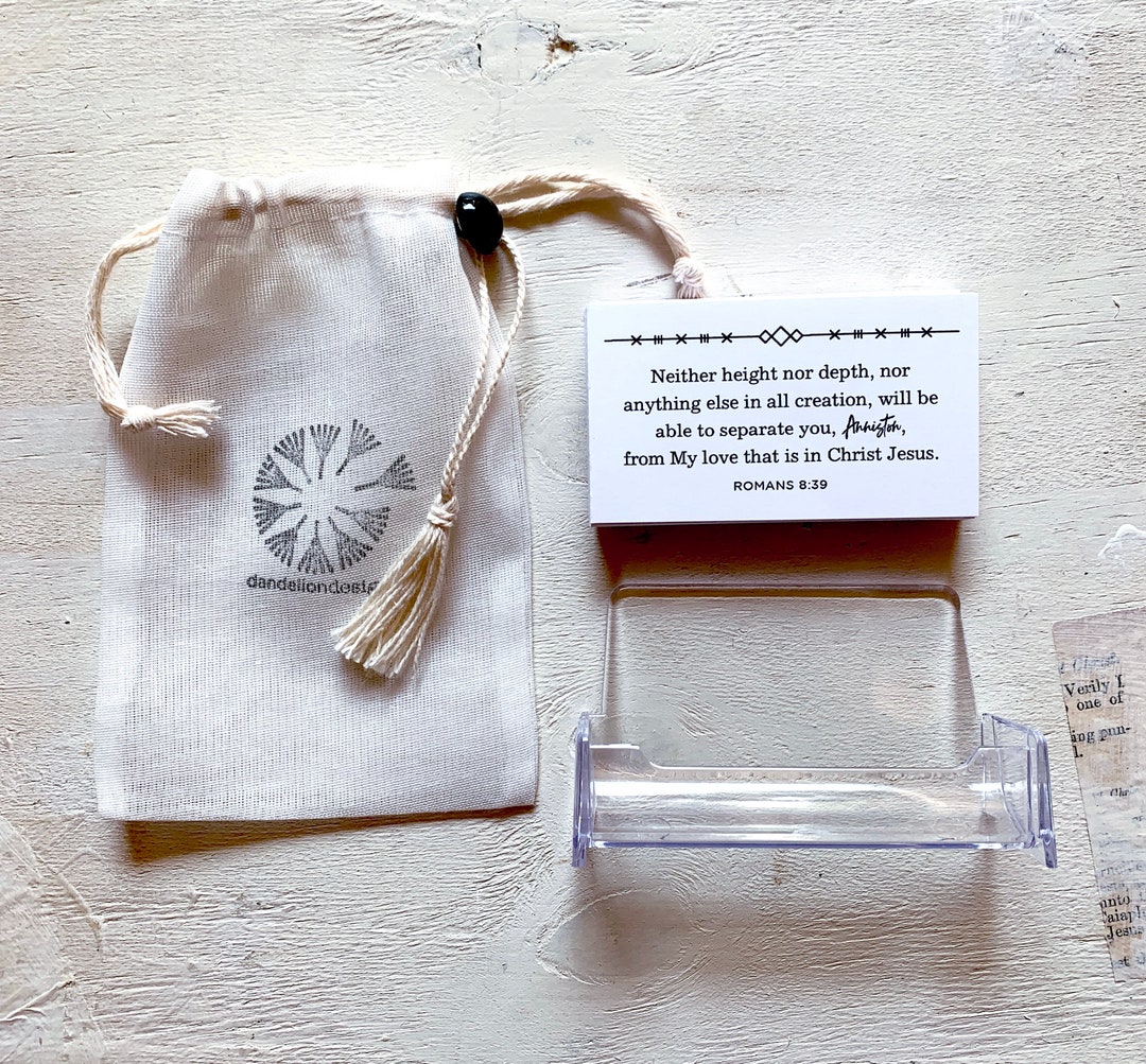 Personalized Scripture Cards: Encouragement, Grad Gift, Teacher Gift ...