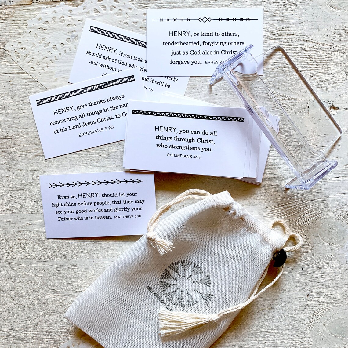 Personalized Scripture Cards: Encouragement, Grad Gift, Teacher Gift ...