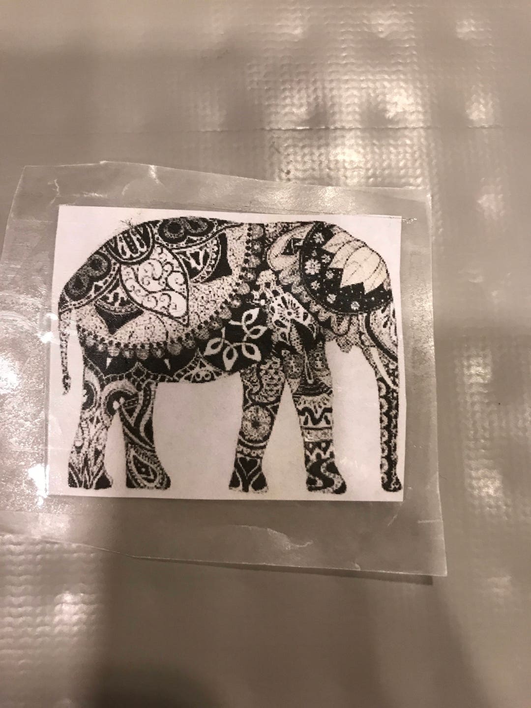 Fancy Elephant Sticker - Etsy