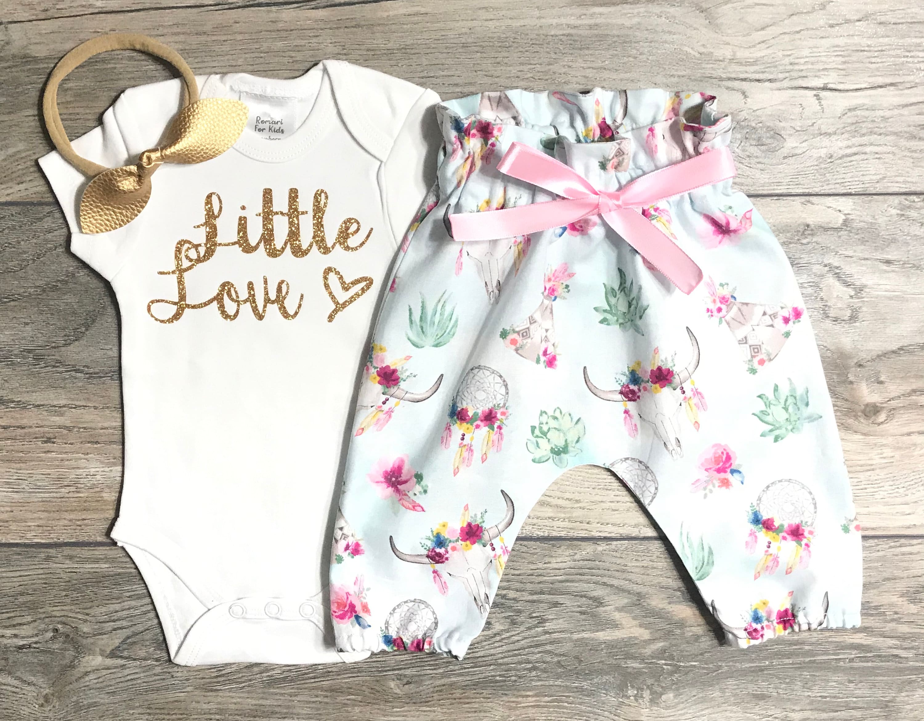 Newborn / Coming Home Outfit Baby Girl - Little Love Newborn Take Home ...