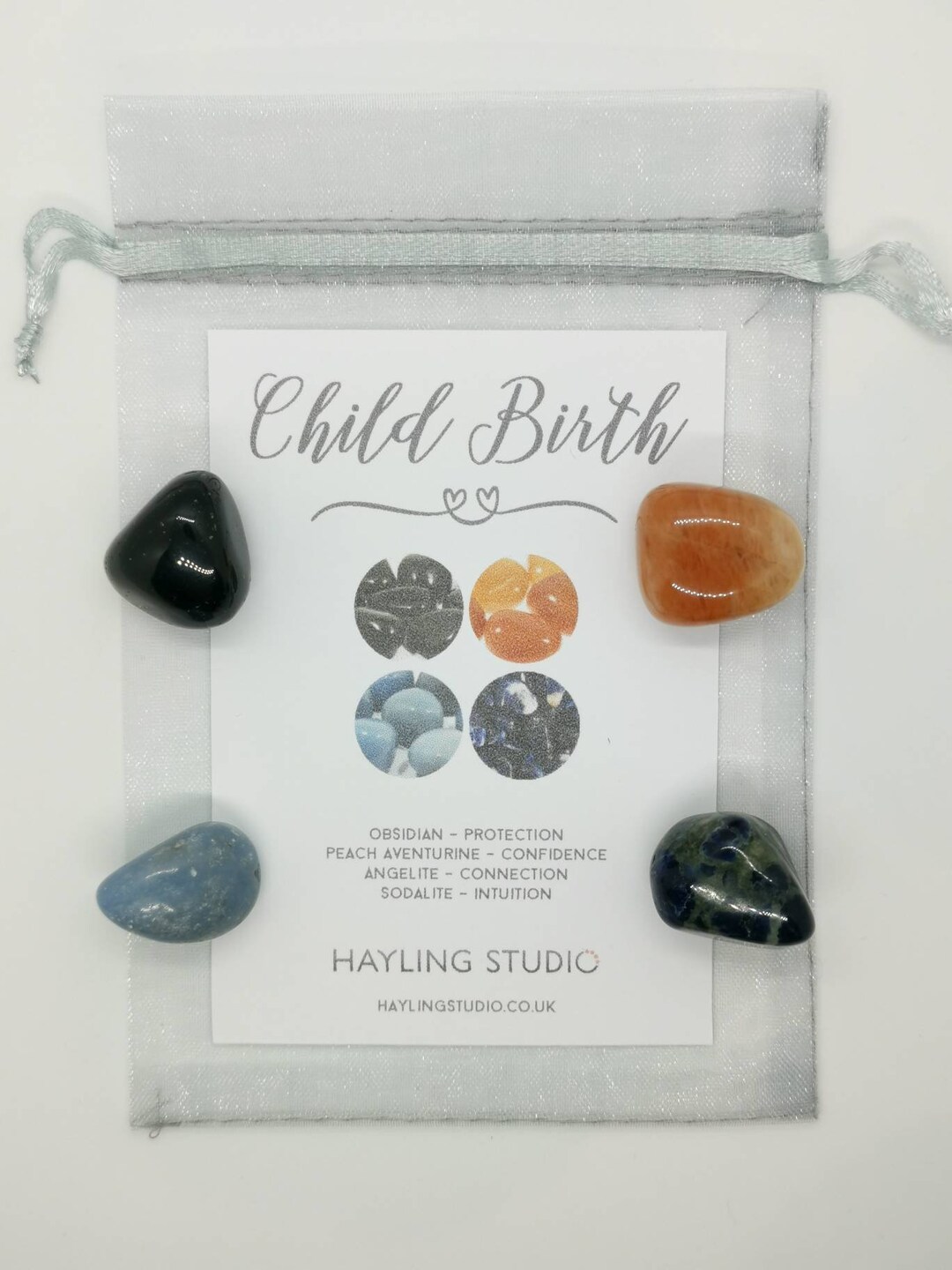Child Birth Gemstone Kit - Crystals for Labour - Giving Birth Crystal ...