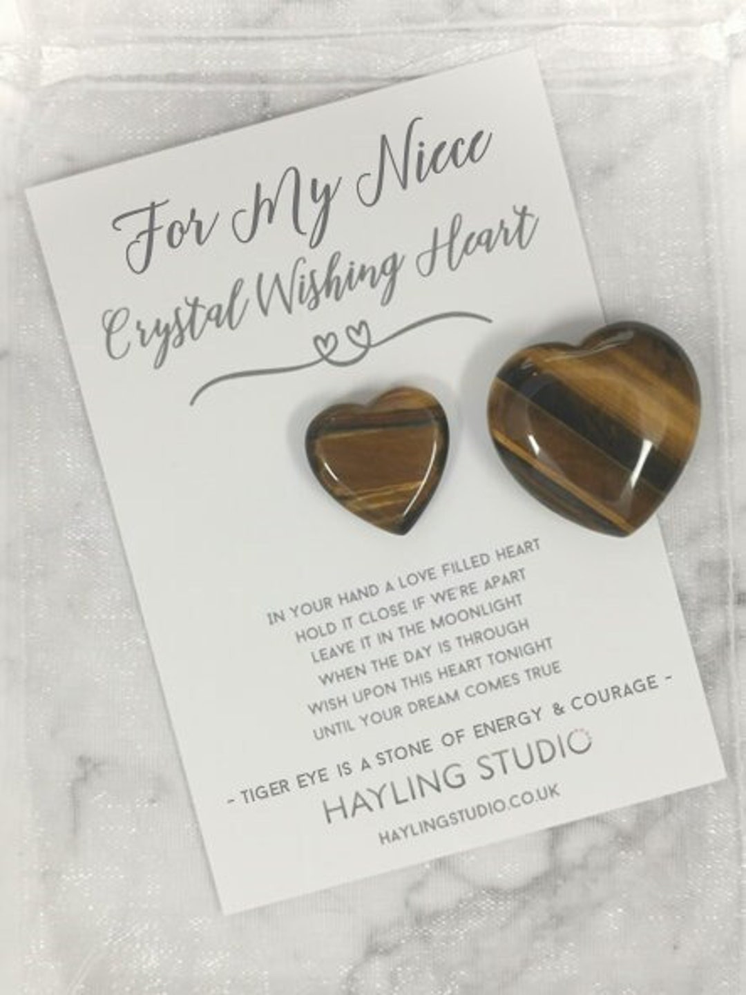 Special Niece Gift - Heart Crystal - Beautiful Thoughtful Wishing Gift ...